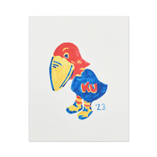 Liesel Anne Studios Kansas Jayhawk Prints – Made in KC