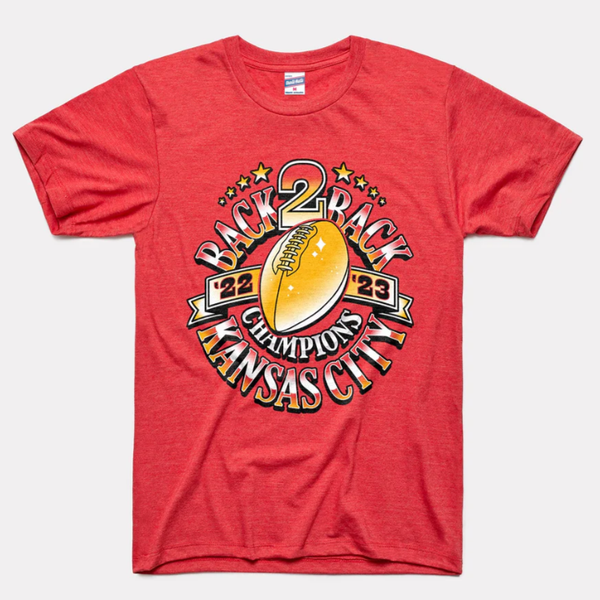 Charlie Hustle Back 2 Back Championship Tee – Made in KC