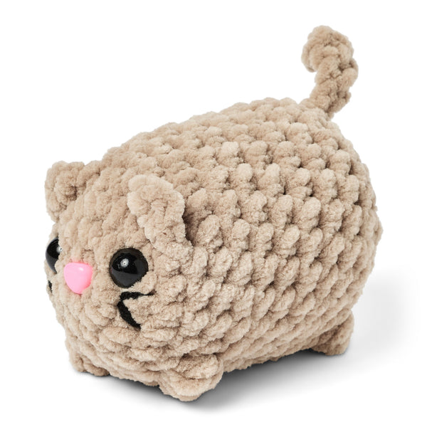 Tan Loaf Cat Crochet Stuffy, Cute N Sassy – Made in KC