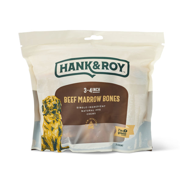 Beef Marrow Bones Dog Treats, Hank & Roy – Made in KC