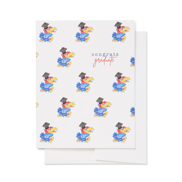 KU Graduation Card, Congrats Graduate, Liesel Ann Studios – Made in KC