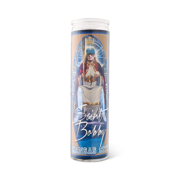 Saint Bobby Prayer Candle, Kitschup Candles – Made in KC
