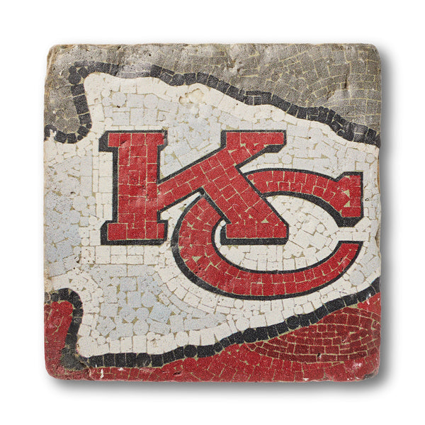 Mosaic KC Arrowhead Coaster, Tina Blanck – Made in KC