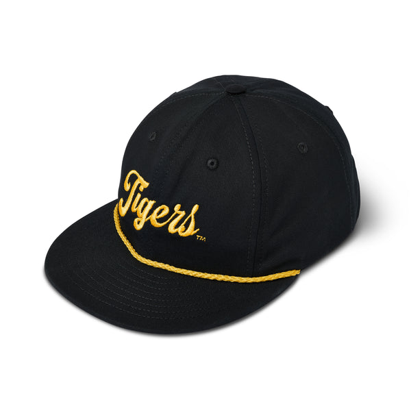 Sandlot Goods Tigers Script Vintage Flatbill Hat with Rope Detail ...