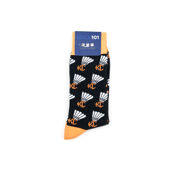 School of Sock KC Shuttlecock Socks - Black – Made in KC