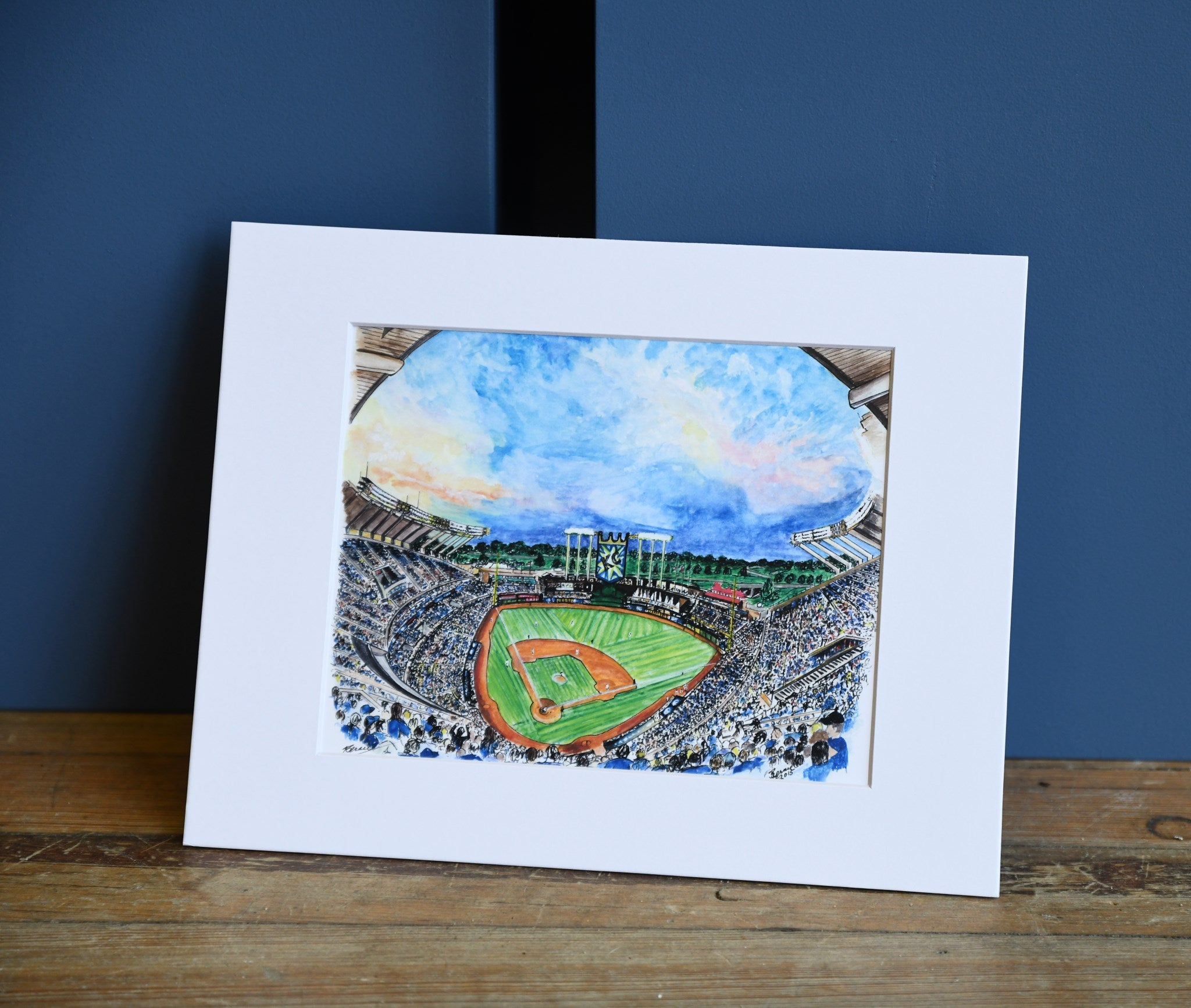 Art From Architecture Kauffman Stadium Print – Made in KC