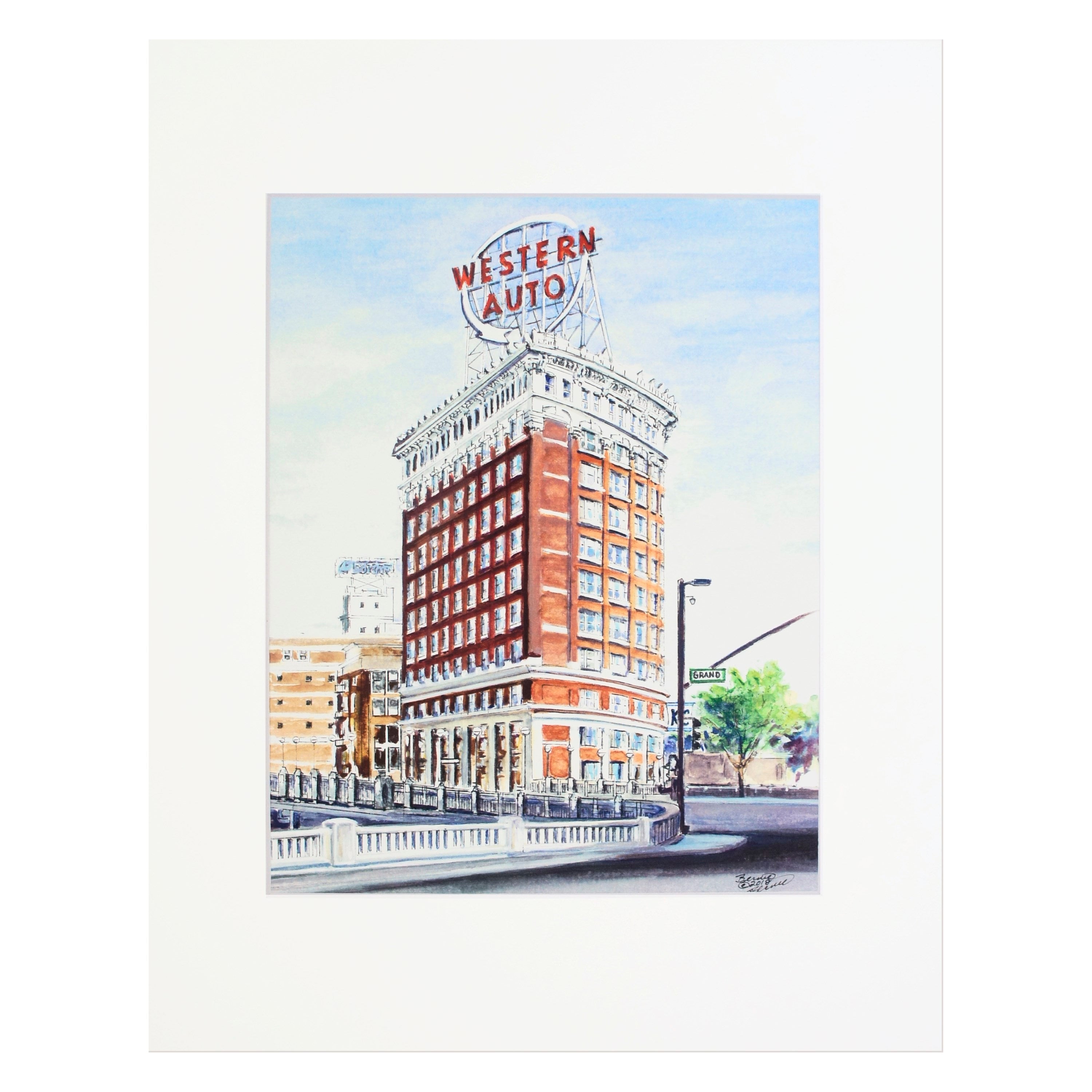 Art From Architecture Western Auto Print – Made in KC