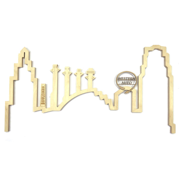CityScape Designs Kansas City Skyline Woodcut – Made in KC