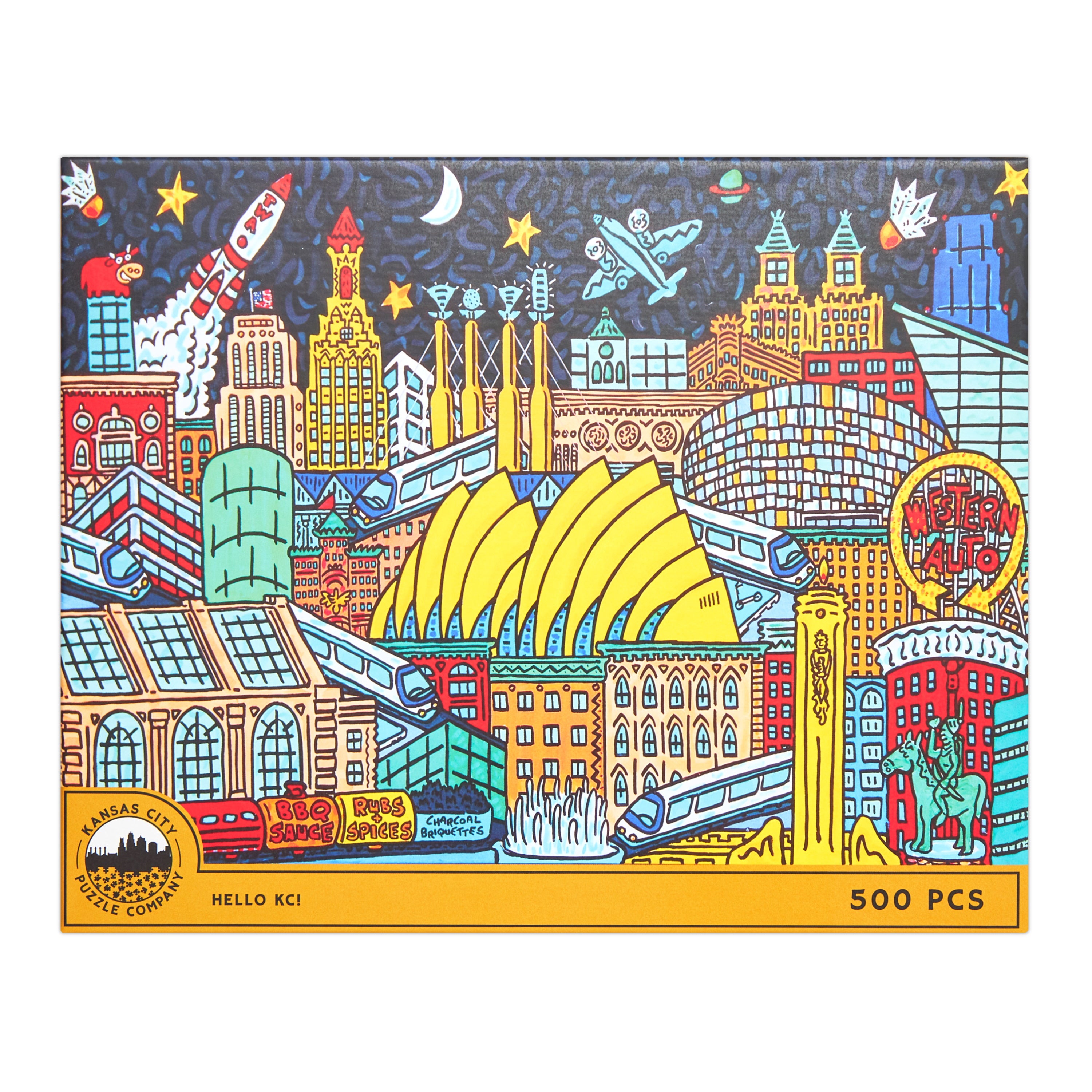 Kansas City Puzzle Co. Hello KC! Puzzle – Made in KC