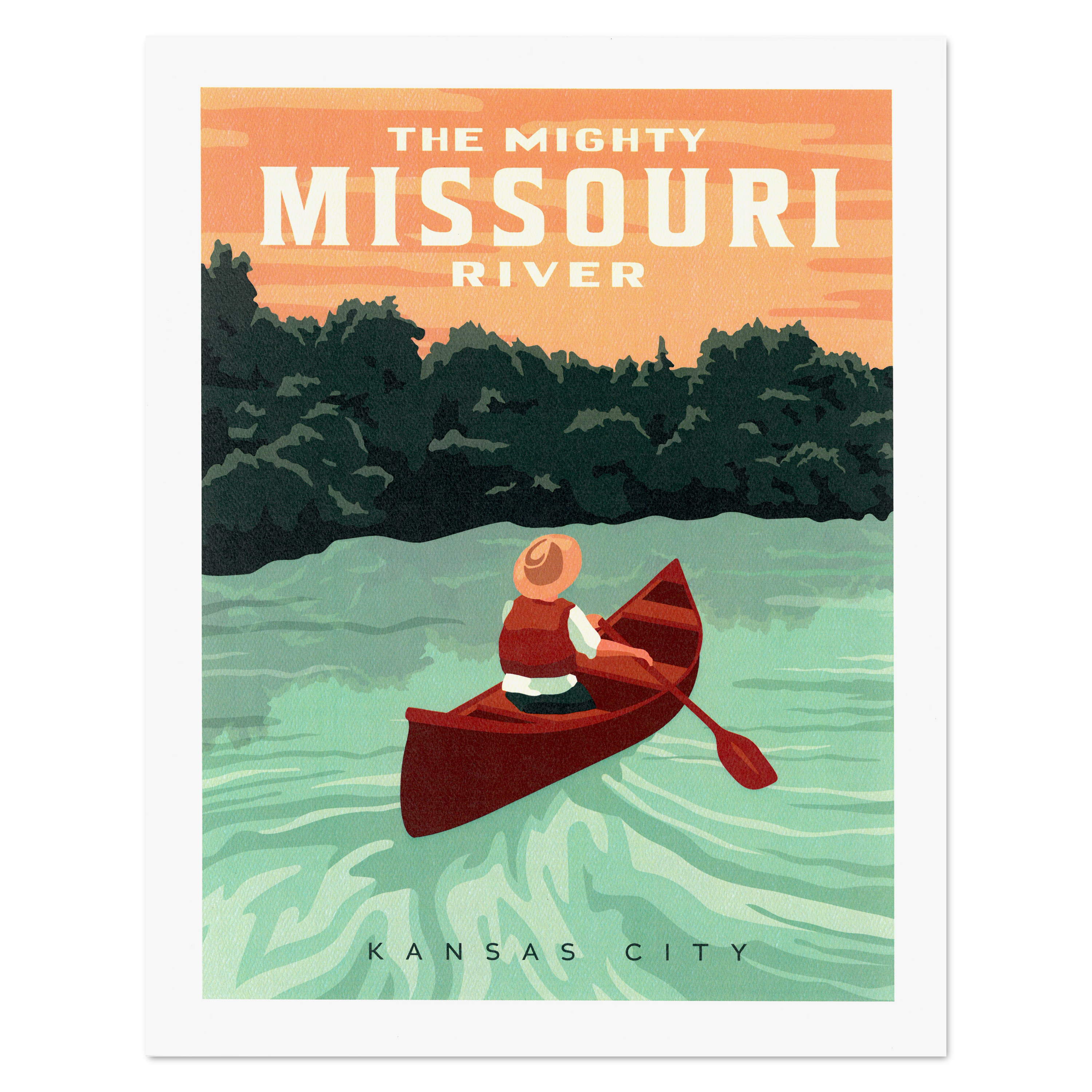 Kelly Pullen Design Missouri River Print – Made in KC