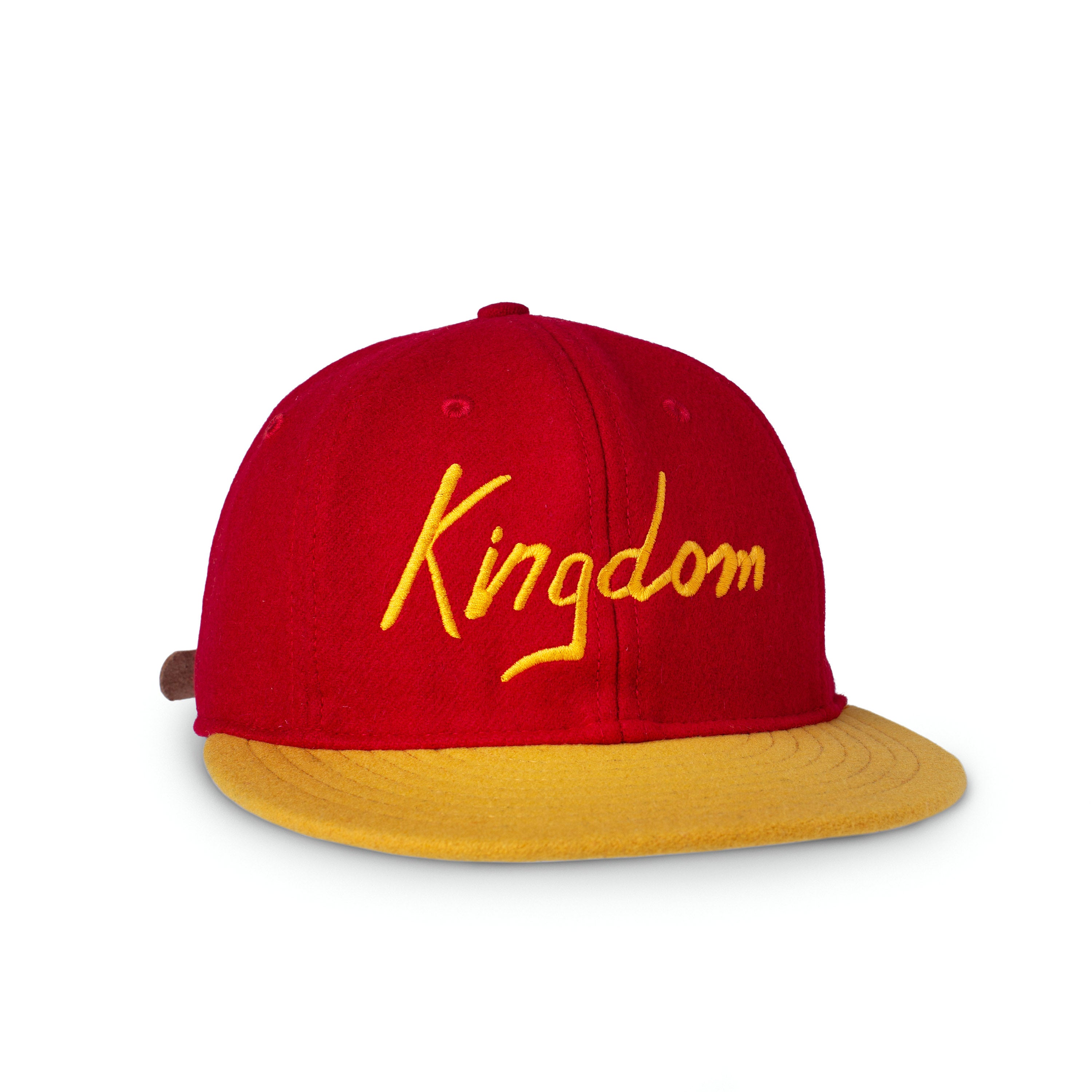 Sandlot Goods Red/Gold Vintage Flatbill Hat - Kingdom – Made in KC
