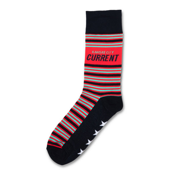 School of Sock KC Current Stripe Socks – Made in KC