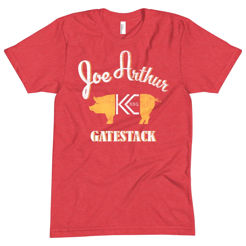 Three KC Joearthur Gatestack Tee - Red – Made in KC