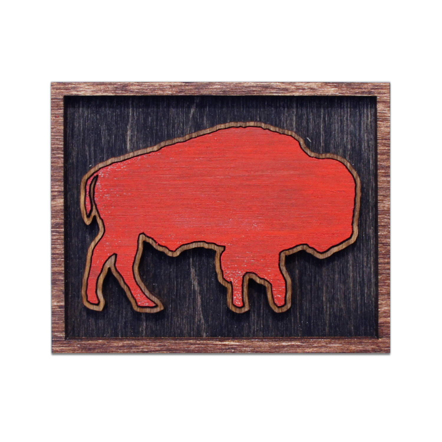 Wee Woodworks Buffalo Magnet – Made in KC